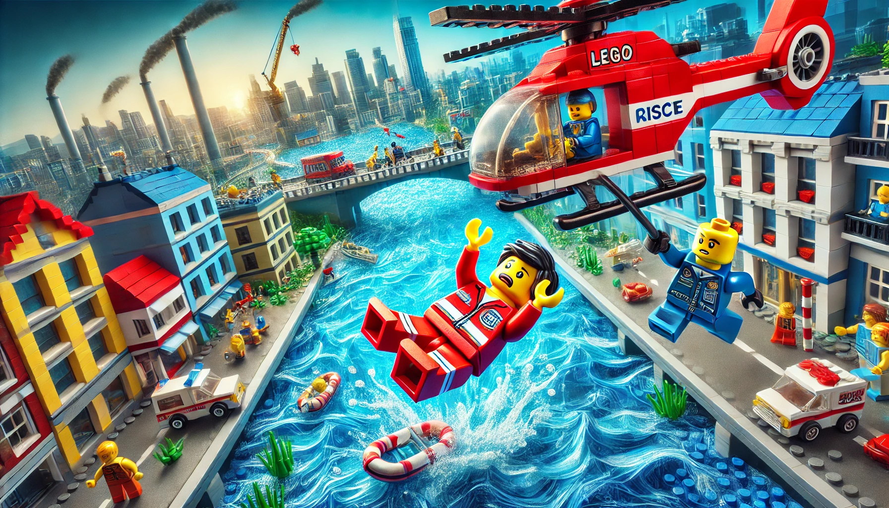 A Man Has Fallen Into the River in LEGO City: The Iconic Meme Explained ...